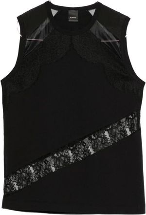 Pinko Pinko, Femme, Tops, Noir, Taille: 36 FR Molly Knit