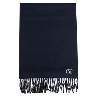 Valentino Garavani VLogo Signature Schal - - Accessories - Herren - Blau - ONE SIZE