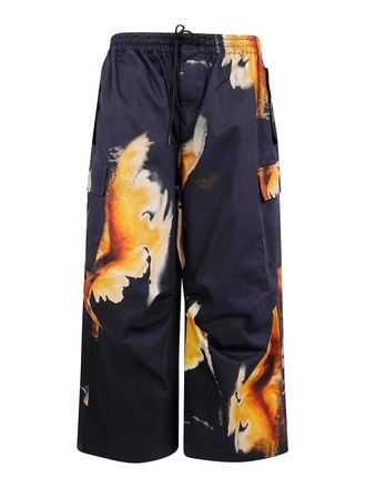 Yohji Yamamoto Pantalons D&eacute;contract&eacute;s - Noir