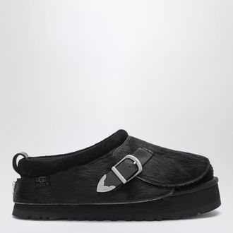 UGG Tazz Western Mokassins aus schwarzem Ponyhaar
