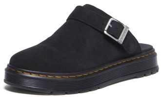 Dr. Martens Damen Brookline Mule Sandals, Black Bronx Suede, 41 EU