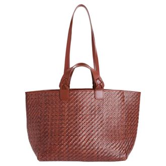 Ibeliv Elmio Gewebte Tote Bag - - Bags - Damen - Braun - ONE SIZE