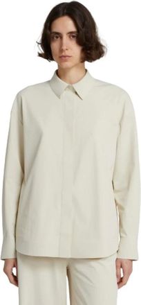 Max Mara Femme, Blouses et Chemises, Blanc, Taille: 40 FR Blouse en jersey