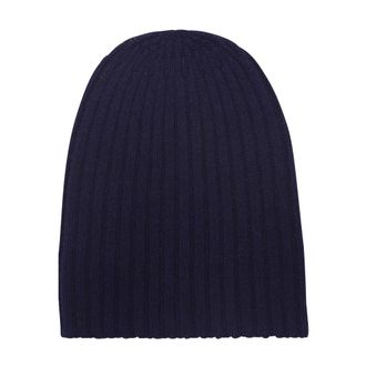 Jucca Femme, Accessoires, Bleu, Taille: ONE Size Bonnet c&ocirc;tel&eacute;