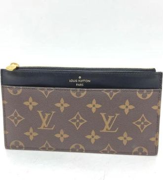 Louis Vuitton unisex, Pre-owned, Brun, Taille: ONE Size Portefeuille Vintage en Toile Pre-owned