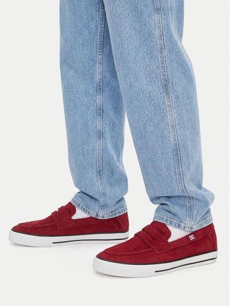 DC Sneakers aus Stoff EO-LEA-ZL-D107 Dunkelrot