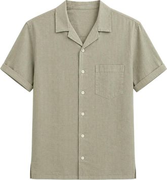 Seventy Homme, Chemises, Vert, Taille: M Chemise Manches Courtes