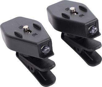 Generic 2-teiliges Buchlicht, Freih&auml;ndiges Clip-On-Leselicht, Wiederaufladbare Brillenlichter f&uuml;r Nachtangeln, Reparaturen und Basteln