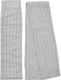 Esprit Rib W Lw laine &eacute;paisse fantaisie 1 paire, Jambi&egrave;re Femme, Gris Light Grey 3400, ONESIZE