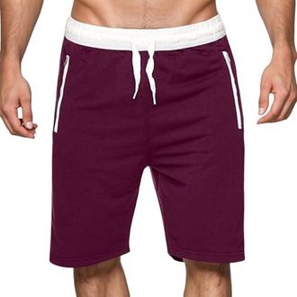 Generic Short d&eacute;contract&eacute; pour homme pour le quotidien, coupe d&eacute;contract&eacute;e, &eacute;t&eacute; confortable pour le sport et les loisirs, style polyvalent pour t-shirts et ma