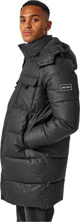 Jack Wills Steppjacke f&uuml;r Herren, Wattiert (Schwarz)
