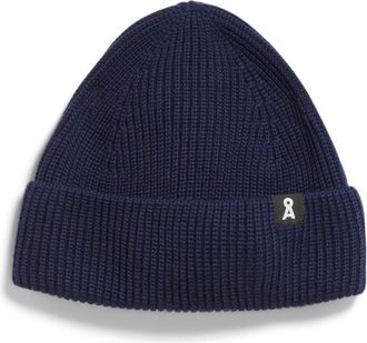 Armedangels Unisex Mütze aus Merino-Wolle NILDAAO WOOL Tinted Navy