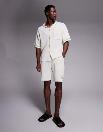 Good For Nothing Chemise densemble en maille - Blanc cass&eacute;