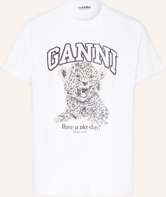 Ganni T-Shirt beige