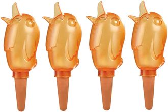 Scheurich 4er-Set Wasserspender Bewässerungskugel *Bördy L* in orange - H20cm/220ml