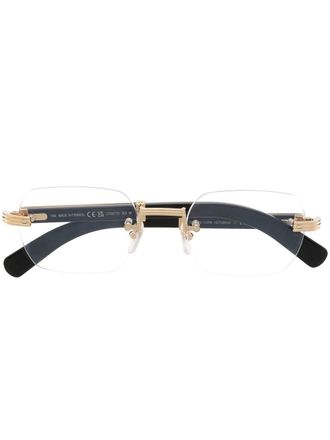 Cartier lunettes de vue &agrave; monture ronde - Or