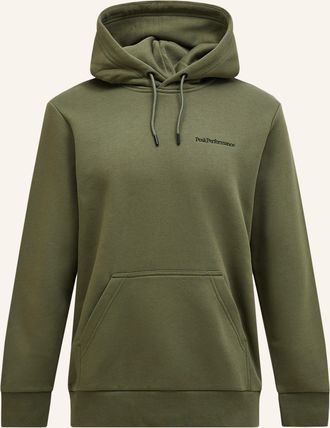 Peak Performance M Original Small Logo Hood Kapuzensweatshirt gruen
