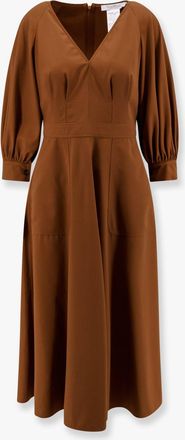 Max Mara Pedaggi cotton midi dress - MAX MARA - gender_Woman