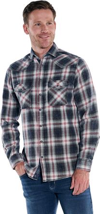 Engbers Herren Herren Langarm-Hemd Gemustert, Feuerrot, 39635, Feuerrot in Gr&ouml;&szlig;e 3XL