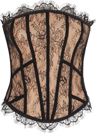 Giuseppe Di Morabito Femme, Tops, Noir, Taille: 38 FR Bustier en dentelle