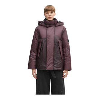 Rains Torna Curve Jacket - Femme - Vestes - Violet - Taille: 36 FR