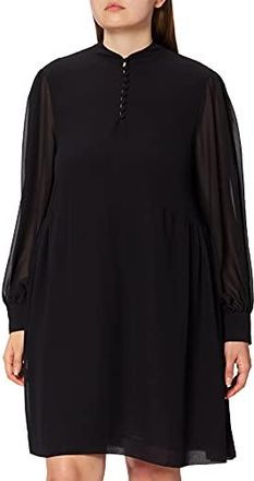 BOSS Femmes C Derinne Robe à Manches Longues avec col boutonné et Poches latérales