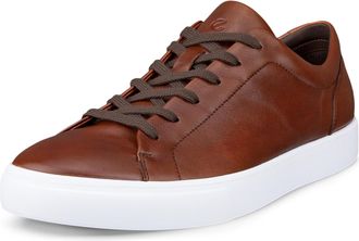 Ecco Herren Soft 10 Sneaker, Cognac, 42.5 EU