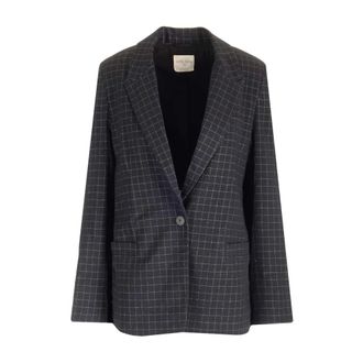 Forte_Forte Boxy Fit Blazer - - Jackets - Damen - Schwarzk - L