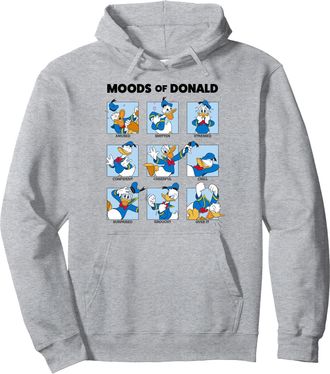 Disney Mickey And Friends Donald Duck Moods Box Up Pullover Hoodie