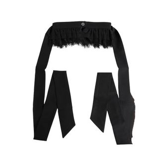 Ann Demeulemeester Tosten Lace Ruffled Collar