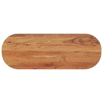 vidaXL Dessus de table 140x50x3,8 cm ovale bois massif dacacia vidaXL