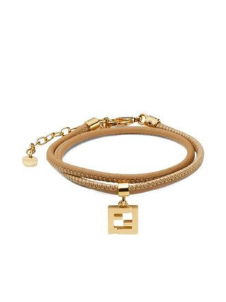 Fendi Forever Lederarmband - Gold