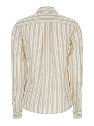 Semicouture Womens Shirt Linen Beige Blouses