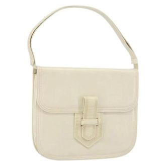 Saint Laurent Pre-owned Leder-Schultertasche - - Pre-owned - Damen - Wei&szlig; - ONE SIZE
