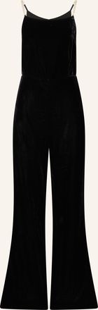 Sandro Sandro Jumpsuit Aus Samt Mit Schmuckperlen schwarz