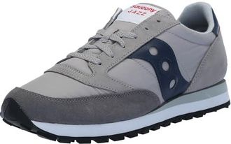 Saucony Jazz Original Baskets rétro à Lacets en Nylon et Daim pour Homme 80S (Gris Bleu, UK 9.5)