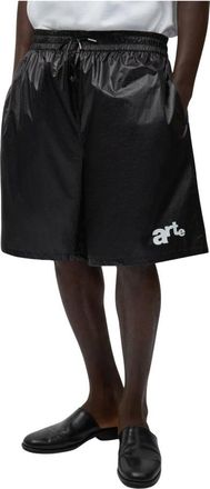 Arte Homme, Shorts, Noir, Taille: M Big Logo Shorts