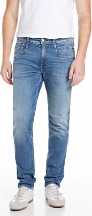 Replay Jeans Anbass im Washed-Look mit Stretch, Slim Fit in