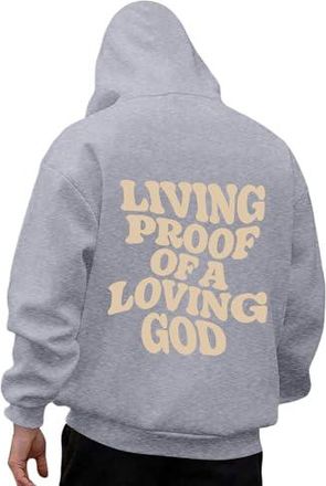 Generic Sweat a Capuche Homme Sweatshirt Hooded Sweatshirt &agrave; Capuche Homme, Pullover &agrave; Manches Longues avec Design Imprim&eacute; pour Le Printemps et lAutomne