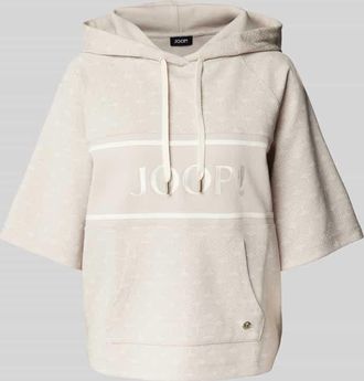 Joop Hoodie mit Label-Stitching