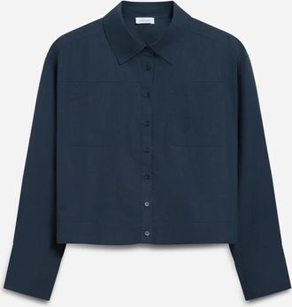 Alchemist Damen vegan Bluse Loes Tape Navy