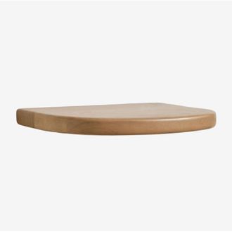 Sklum Sklum - Lot de 2 tables de chevet flottantes 45x25 cm en bois de manguier Agathe