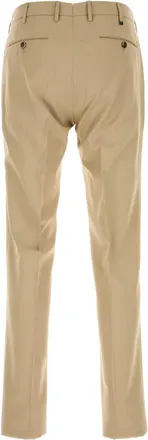 Pantaloni Torino Cotton Blend Trousers - Beige