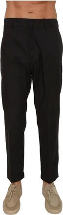 Paolo Pecora Homme, Pantalons, Noir, Taille: M Pantalone Tessuto