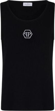 Philipp Plein Homme, Tops, Noir, Taille: XL D&eacute;bardeur Hexagon
