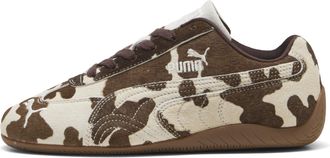 Puma Sneakers Speedcat Cow Print Femme, Chaussures, Marron, 35.5