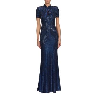 Self Portrait Robes - Femme - Robes - Bleu - Taille: 38 FR