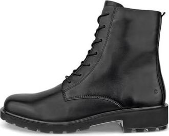 Ecco Bottines Vienna en dentelle pour femme, Noir, 41 EU
