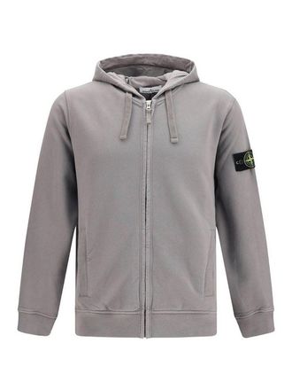 Stone Island Pull Col Rond - Gris
