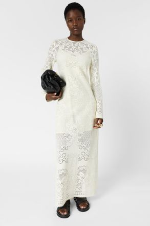 Gerard Darel Robe longue en dentelle - RIYANE - Ecru